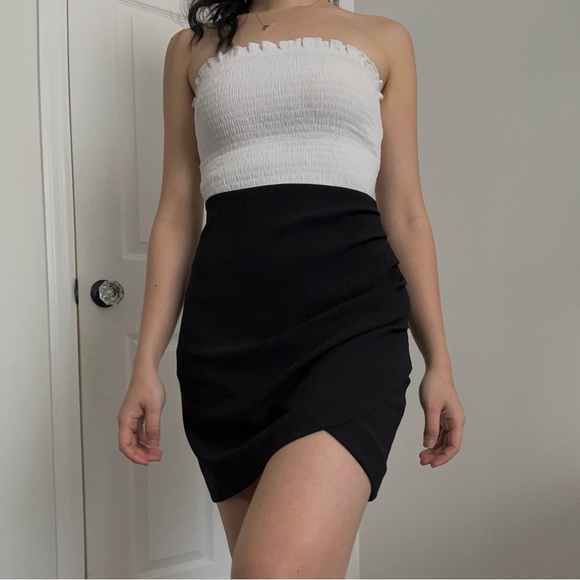 Express | Skirts | Express Black Mini Skirt Wore Once Freeshiping ...